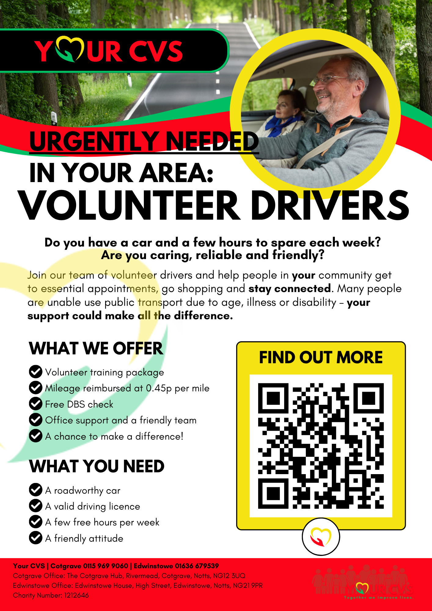 Volunteers Needed! - Major Oak Medical Practice